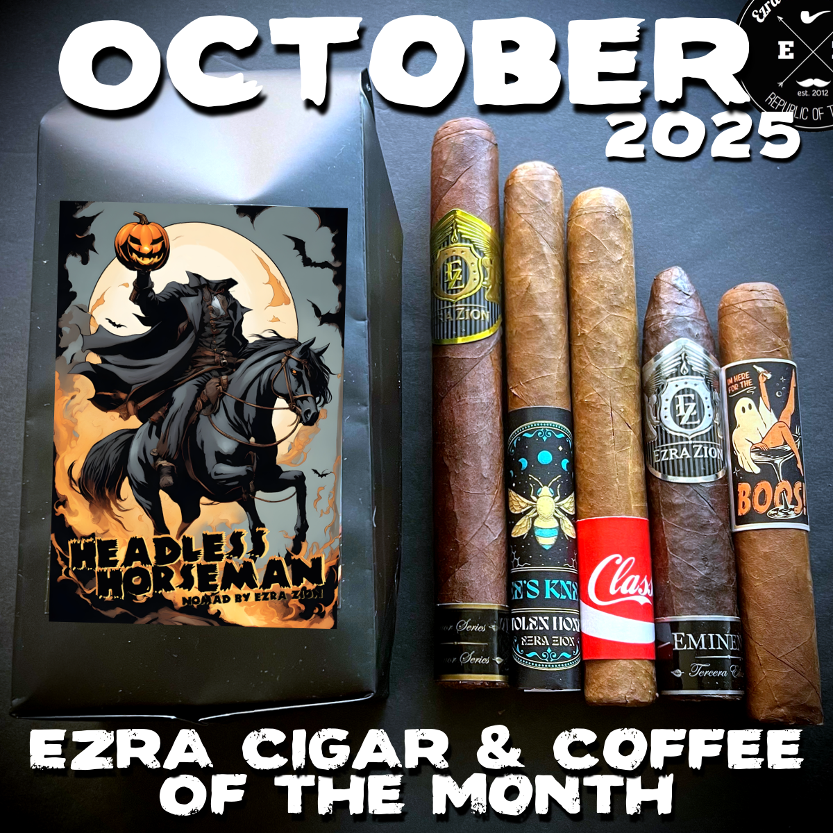 OCTOBER 2025 EZRA CIGAR & COFFEE OF THE MONTH – Ezra Zion Store